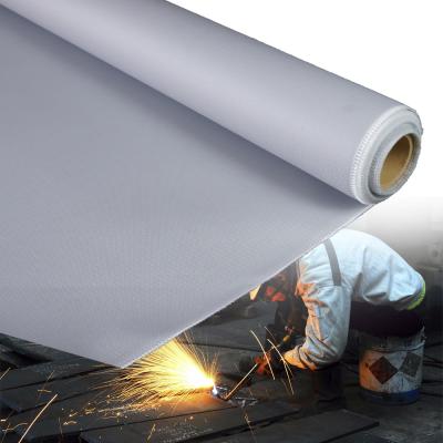 China High Strength Heat Resistant PU Coated Fiberglass Fabric with Double Side Coating for Thermal Jacket Reinforcement for sale