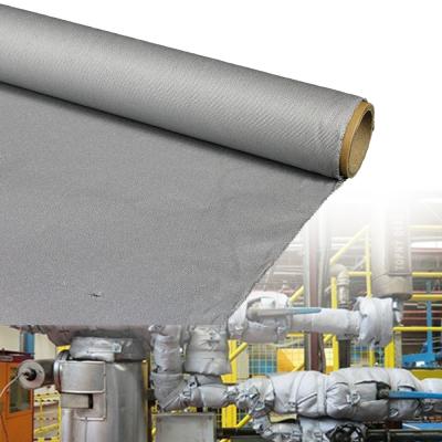 China Fireproof PU Coated Fiberglass Fabric with 1800C Temperature Resistance and Abrasion Resistant Twill Weave in Multiple Widths for sale