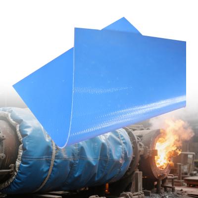 China Silicone Coated Fiberglass Fabric with 50 m / 100 m Roll Length Splash Proof and Anti-Aging Properties for Industrial Use for sale