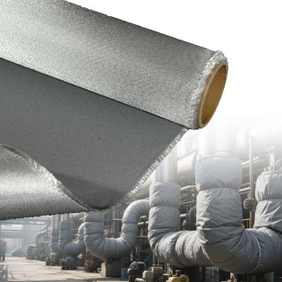 China High Temp Fireproof Silicone Coated Fiberglass Fabric with 0.3 mm Thickness and 400 g/sqm Weight in 1 / 1.2 / 1.5 meter Width for sale