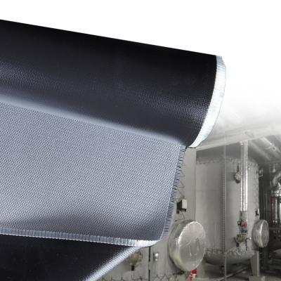 China Durable Silicone Coated Fiberglass Fabric with 0.3 mm Thickness 400 g/sqm Weight and 1 / 1.2 / 1.5 meter Width for sale