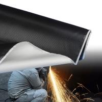 China Alkali Free Silicone Coated Fiberglass Fabric with 1 / 1.2 / 1.5 meter Width and 50 m / 100 m Roll Length for sale