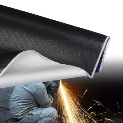 China Alkali Free Silicone Coated Fiberglass Fabric with 1 / 1.2 / 1.5 meter Width and 50 m / 100 m Roll Length for sale