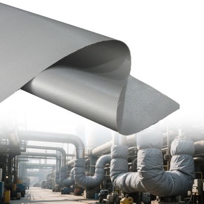 China Durable Silicone Coated Fiberglass Fabric with Temperature Resistance -50C to 500C 400 g/sqm Weight and 0.3 mm Thickness for Thermal Insulation for sale