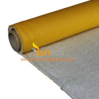 China Alkali Free Anti-Aging Silicone Coated Fiberglass Fabric with 50 m / 100 m Roll Length for sale