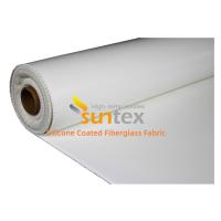 China Fireproof Silicone Coated Fiberglass Fabric with High Temperature Resistance and Waterproof Properties for sale
