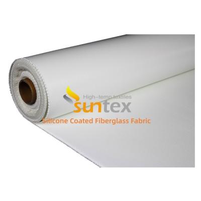 China Fireproof Silicone Coated Fiberglass Fabric with High Temperature Resistance and Waterproof Properties for sale