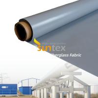 China Double Sided Silicone Coated Fiberglass Fabric with Temperature Resistance -50°C to 500°C and 50 m / 100 m Roll Length for sale