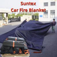 China Suntex Flexible Fire Blanket with Oxygen Deprivation for Two-Person Deployment in EV Car Fires for sale