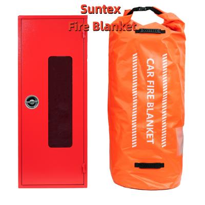 China Suntex Durable Fire Blanket – 550℃/1000℃ Heat & Thermal Resistant for EV Fire Safety for sale