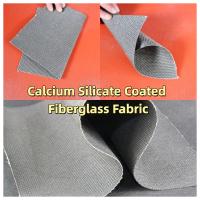 China High Temperature Insulation Calcium Silicate Coated Fiberglass Fabric for sale