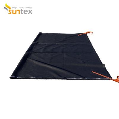 China Electric Vehicle Fire Protection Blanket with 550℃/1000℃ Thermal Resistance for Oxygen Deprivation and Easy Two-Person Deployment for sale