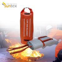 China EV Car Fire Blanket with 550℃/1000℃ Thermal Resistance for Oxygen Deprivation and Quick Deployment for sale