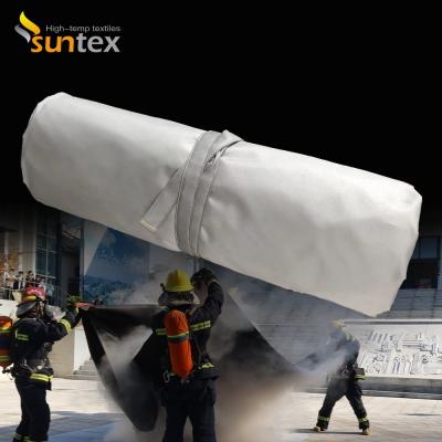 China Flame Retardant EV Car Fire Blanket with 550℃/1000℃ Thermal Resistance for Oxygen Deprivation Fire Control for sale