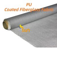 China Fire-Retardant Oil-Solvent Resistant Fiberglass Fabric: High-Strength PU-Coated for sale