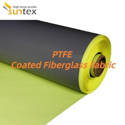 China High Tensile Strength PTFE-Coated Fiberglass Fabric: Fire-Resistant & Easy to Fabricate (Industrial Use) for sale