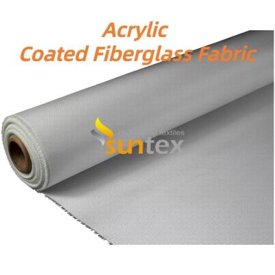 China Fire Resistant Fiberglass Fabric with 550 Degree C Temperature Resistance and Acrylic Weave-Set Treated for High Durability for sale