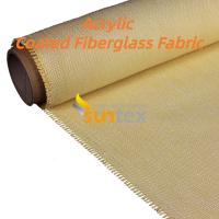 China Acrylic Coated Fiberglass Fabric with 550 Degree C Temperature Resistance, 16 oz Density, and Weave-Set Treatment for Fire Blankets for sale