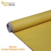 China Fireproof Silicone Coated Fiberglass Fabric with High Temperature Stability and Chemical Resistance for Protective Clothing for sale
