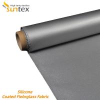 China Fireproof Silicone Coated Fiberglass Fabric with Chemical Corrosion and Weather Aging Resistance for sale