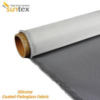 China Durable Fireproof Waterproof Silicone Coated Fiberglass Fabric 850g/m2 for High Temperature Resistance for sale