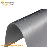 China Fireproof Silicone Coated Fiberglass Fabric 850g/m2 with Ozone Resistance for High Temperature Applications for sale