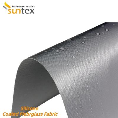 China Fireproof Silicone Coated Fiberglass Fabric 850g/m2 with Ozone Resistance for High Temperature Applications for sale