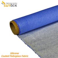 China Double Side Silicone Coated Fiberglass Fabric Fireproof Waterproof High Silica Fiberglass Cloth for Industrial Use for sale