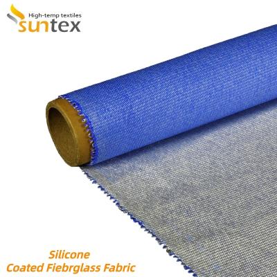 China Double Side Silicone Coated Fiberglass Fabric Fireproof Waterproof High Silica Fiberglass Cloth for Industrial Use for sale