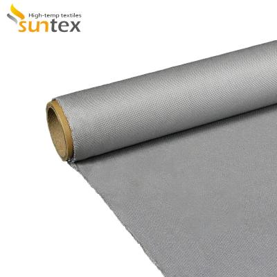 China Industrial PU-Coated Fiberglass Fabric | 460 g/sqm, 0.41 mm, Twill WeaveWidth: 1m - 1.55m for sale