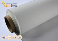 China Heat And Cold Resistant PU Coated Fiberglass Fabric 0.4mm For Air Distribution Ducts M0 for sale