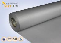 China M0 Fire Certified 0.4mm Fiberglass Cloth, PU Coated for Air Distribution System for sale