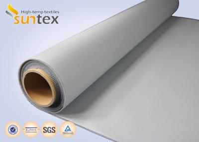 China M0 Certified 4H Satin 0.41mm Double PU Coated Fire Retardant Curtain Fabric for sale