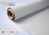 China 0.41mm Fire Retardant M0 Fine Fiberglass Cloth Roll with PU Coating for Welding for sale