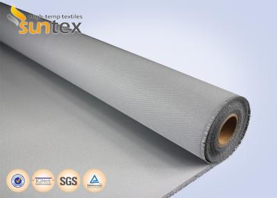 China Satin Weave Polyurethane Coated Fiberglass Fabric for Fabric expansion joint for sale