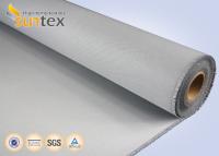 China Blankets Fiberglass Welding Cloth PU Coated 0.72mm M0 Thermal Insulation Fiberglass Fabric for sale