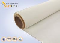 China High Temperature PU Coated Fiberglass Fabric 0.41mm For Removable Insulation Pads for sale