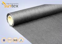 China Plain Pattern High Temperature Fabrics 29OZ – Graphite Coated for Fireproof Blanket for sale