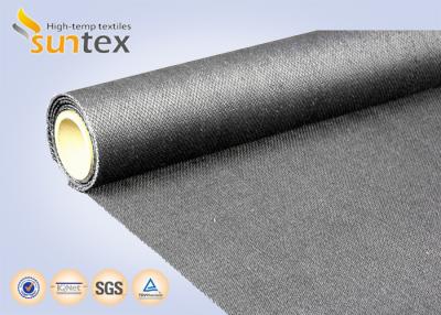 China Plain Pattern High Temperature Fabrics 29OZ – Graphite Coated for Fireproof Blanket for sale