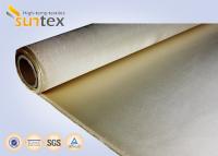 China 1.25mm Fire Protection High Temperature Fiberglass Cloth Silicone Coated for sale