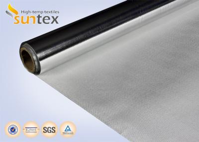 China Welding Fire Blanket Material: 0.2mm Aluminum Foil Fiberglass Cloth with 140℃ Fireproof Performance for sale