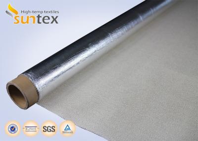 China 0.4mm 550℃ Heat Reflective Insulation Fiberglass Fabric – SUNTEX Aluminum Coated for sale