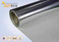 China Flame Retardant Aluminized Fiberglass Cloth 0.65mm, Used for Heat Resistant Safety Aprons for sale