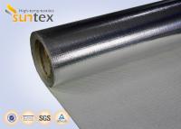 China 0.65mm 550°C Aluminum Coated Heat Reflective Welding Protection Material for sale