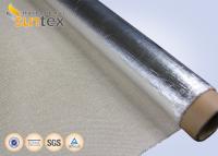 China - Removable Insulation Jacket Fabric: 0.7mm Aluminum Foil Fiberglass Heat Reflective Cloth for sale