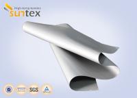 China Chemical Resistant Silicone Coated Fiberglass Fabric For Fire Curtain for sale