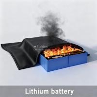 China Gray EV Car Fire Blanket with 550℃/1000℃ Thermal Resistance for Oxygen Deprivation Fire Safety for sale