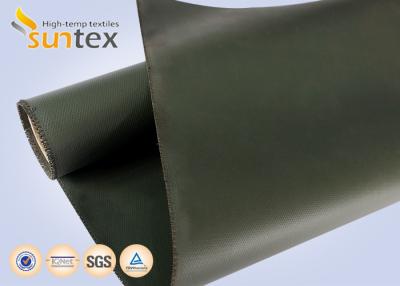 China Fire Curtains A Material: Anti-environment, Flame Resistant Silicone Coated Fiberglass Cloth for sale