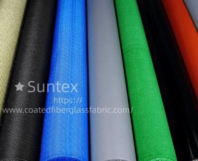 China Custom Color Silicone Rubber Coated Fabric - Abrasion & UV Resistant High Silica Fiberglass Cloth for sale