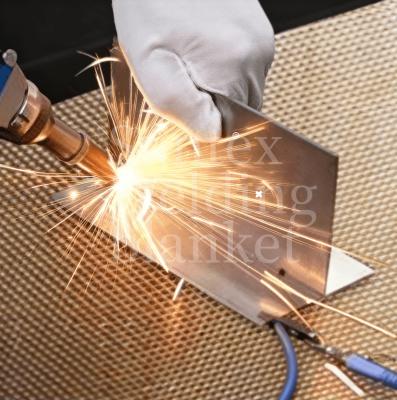 China 100% Fiberglass Welding Blanket with 550°C Heat Resistance and Acrylic Coating for Fire Protection for sale